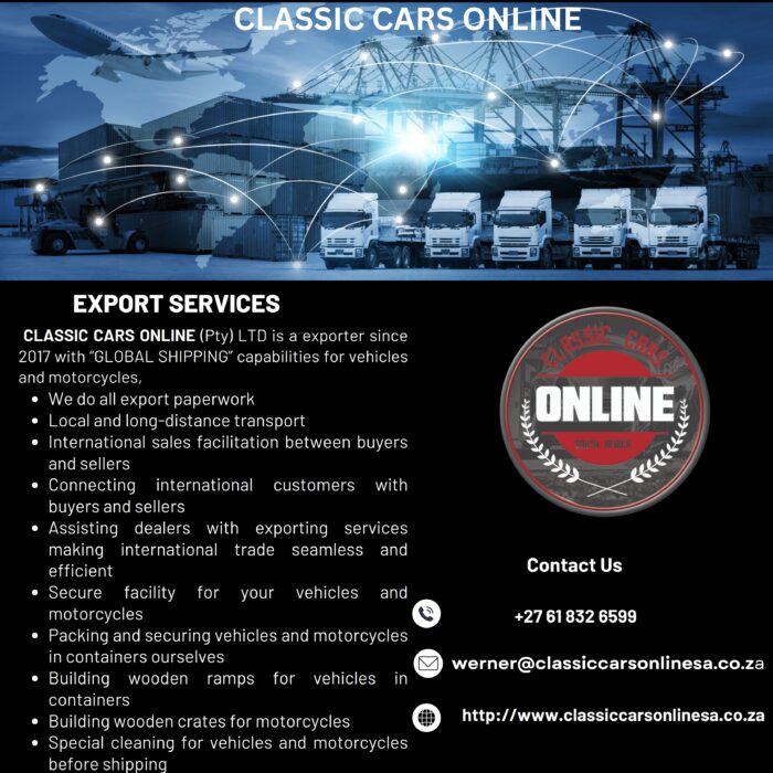 Home - Classic Cars Online SA